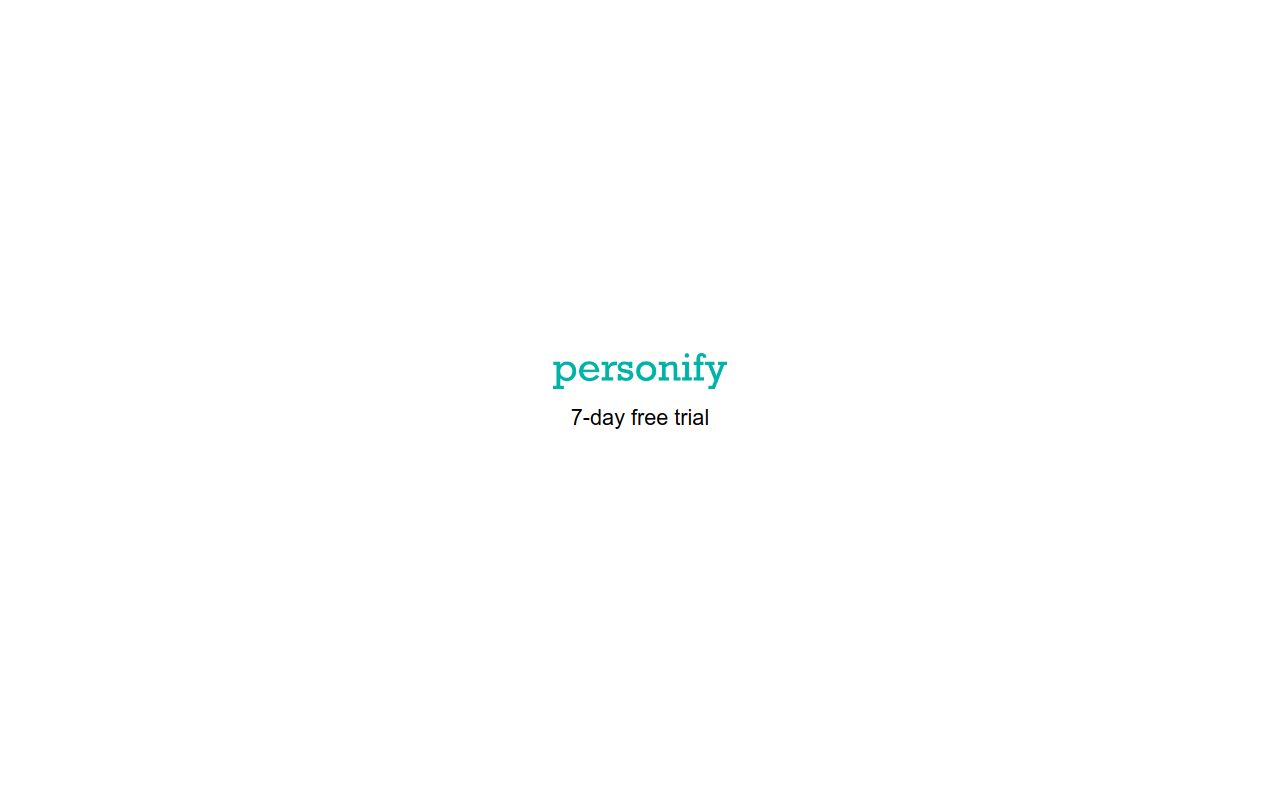 Personify | Sign Up
